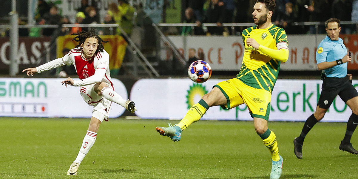 Scorende Fitz-Jim denkt dat Jong Ajax tegen ADO winst verdiende