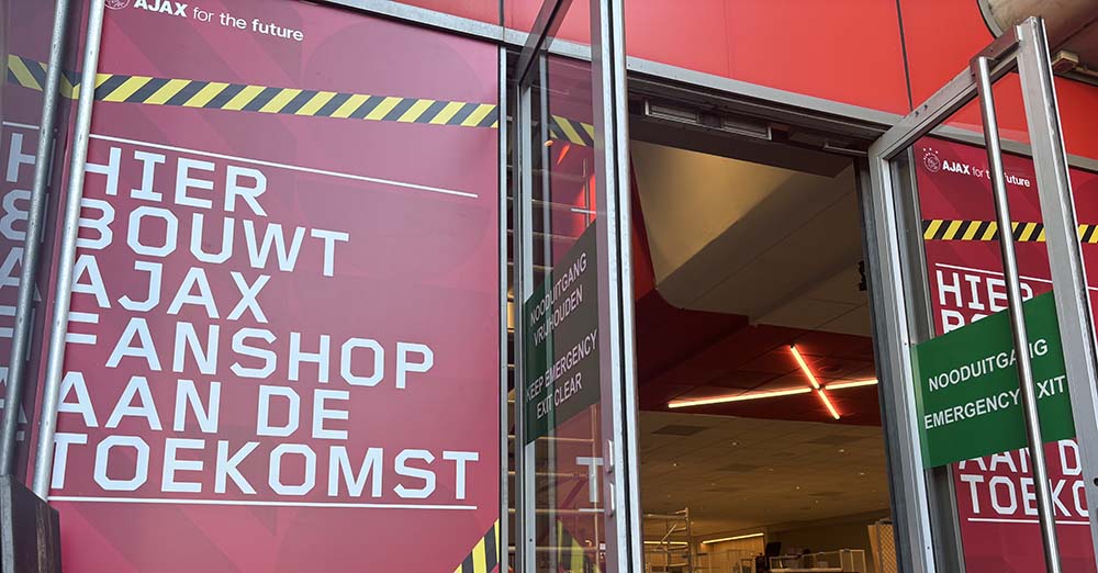 Ajax Fanshop wordt groter, ‘frisser’ en beter!