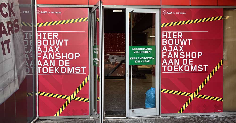 Ajax Fanshop bouwt aan de toekomst!