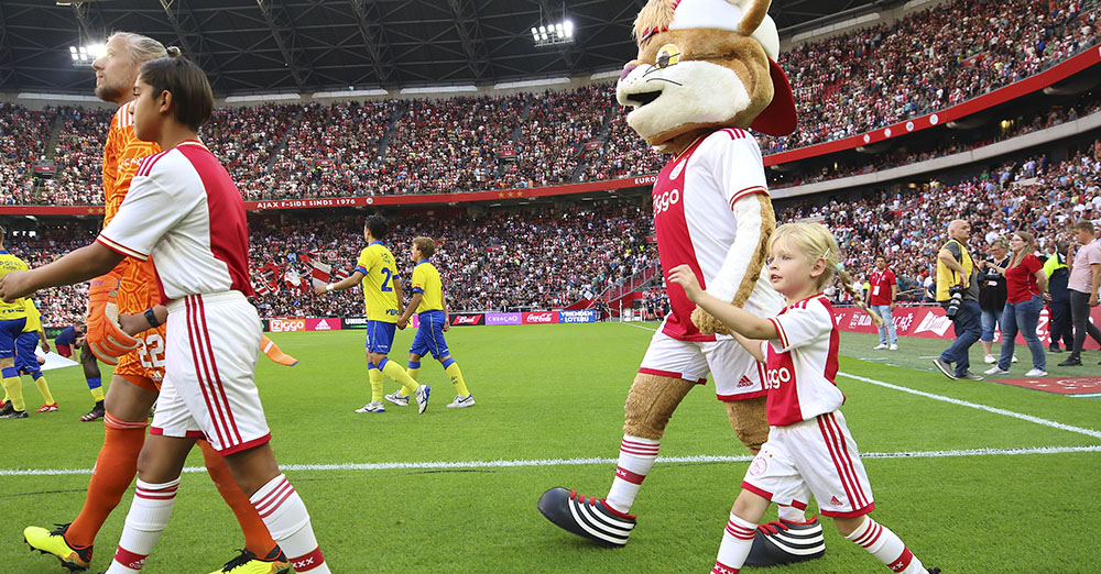 Word jij mascotte bij Ajax - Excelsior?