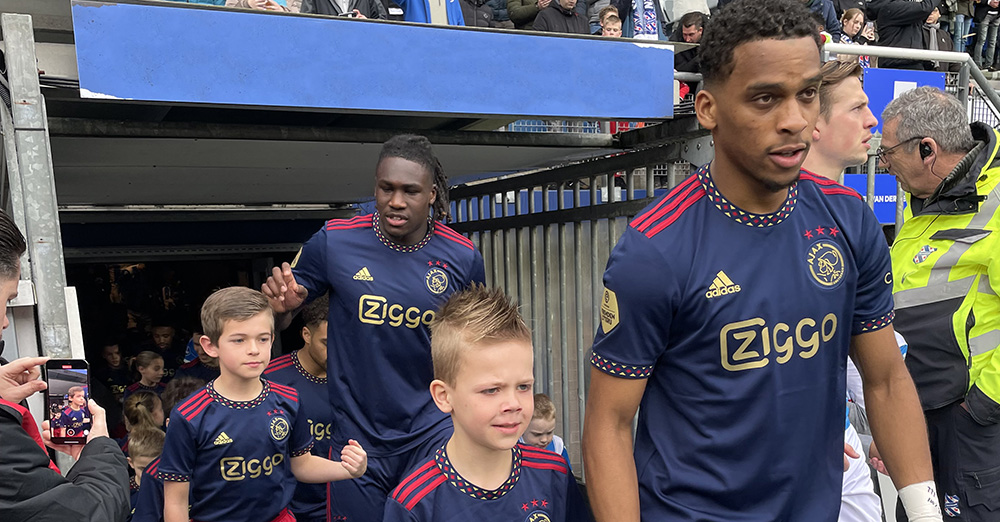 Word mascotte bij uitduel met Go Ahead Eagles!